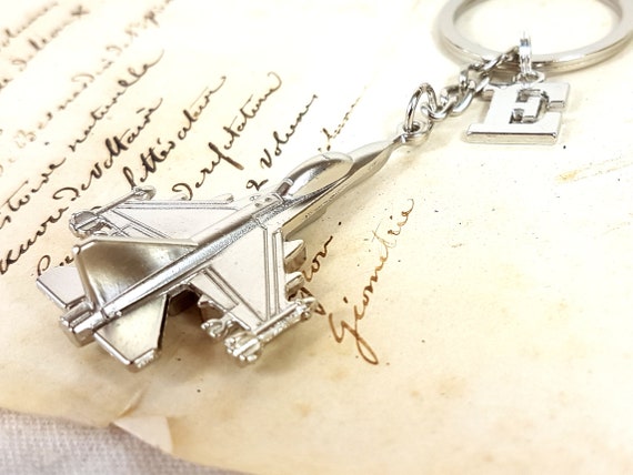 Personalized Fighter Jet Plane Keychain F16 Jet Adventure - Etsy