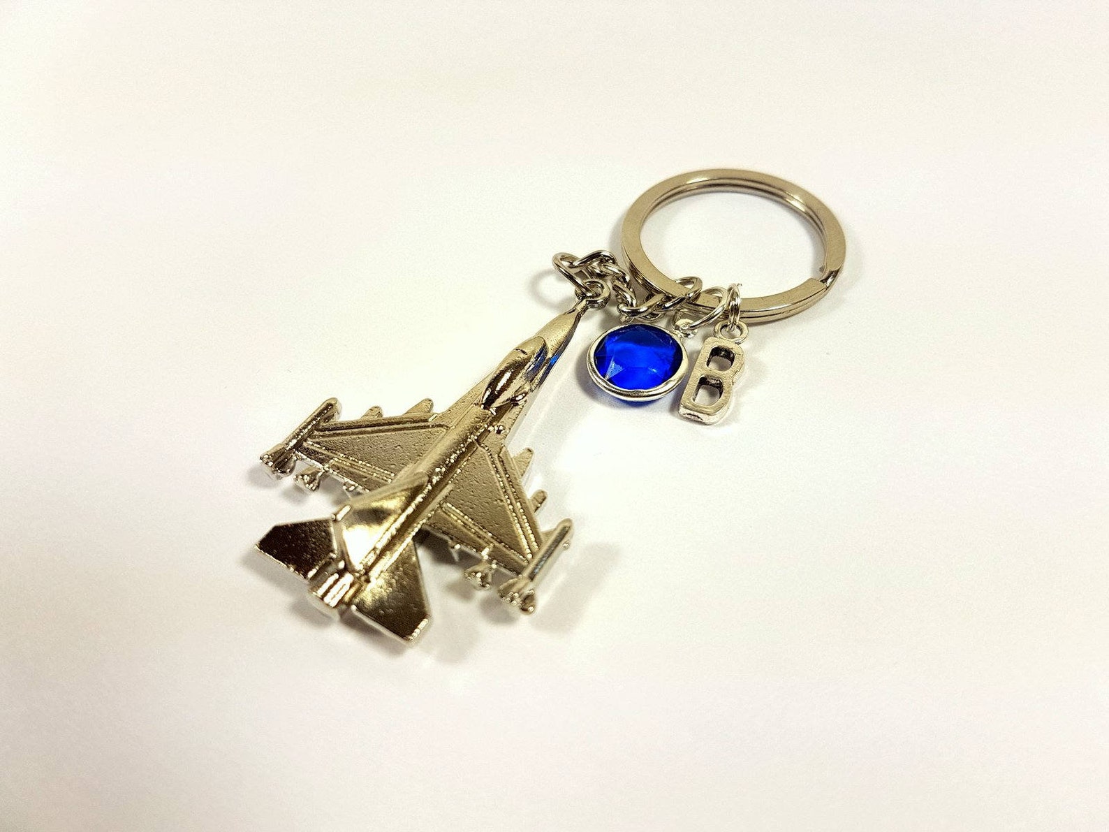 Personalized Fighter Jet plane Keychain F16 jet Adventure | Etsy