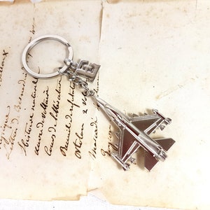 Personalized Fighter Jet Plane Keychain, F16 Flying Jet, Keychain ...