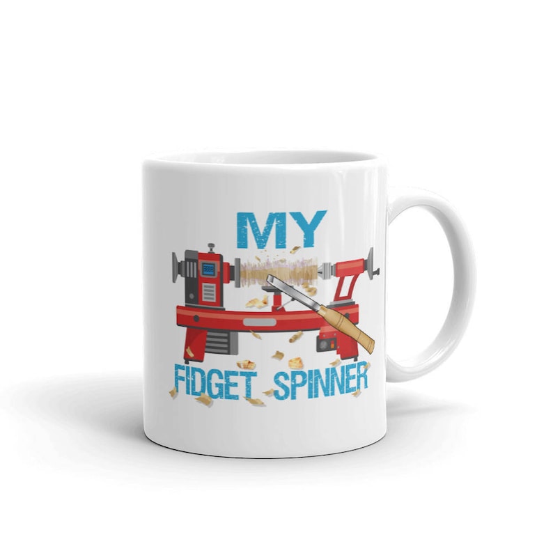 My Fidget Spinner Lathe Woodturning Mug - Etsy