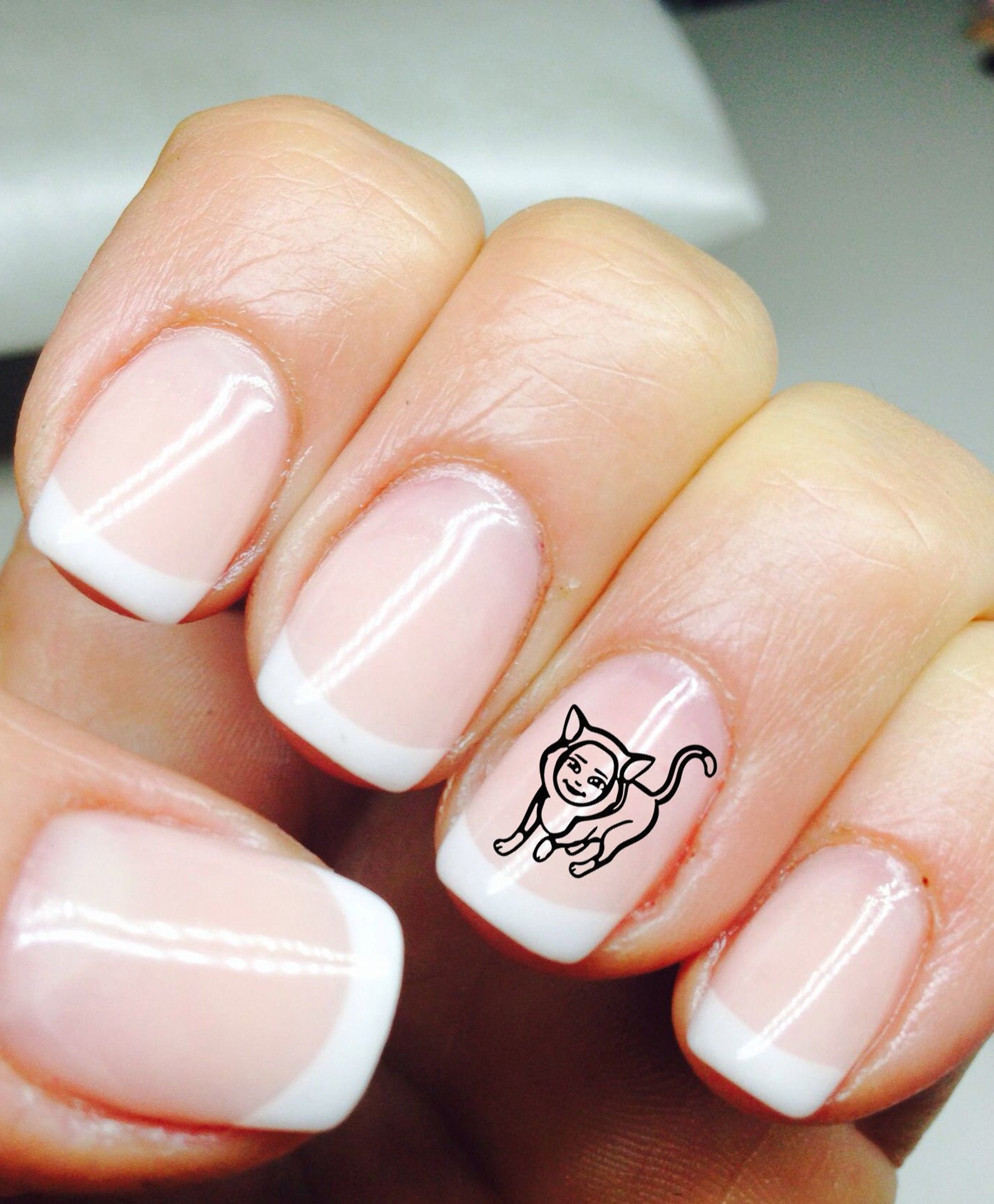 Custom Nail Decals for a Unique Conversation Starter Faces - Etsy