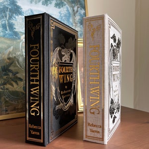 Fourth Wing Rebind With Sprayed Edges, Cloth Bound Book - Etsy