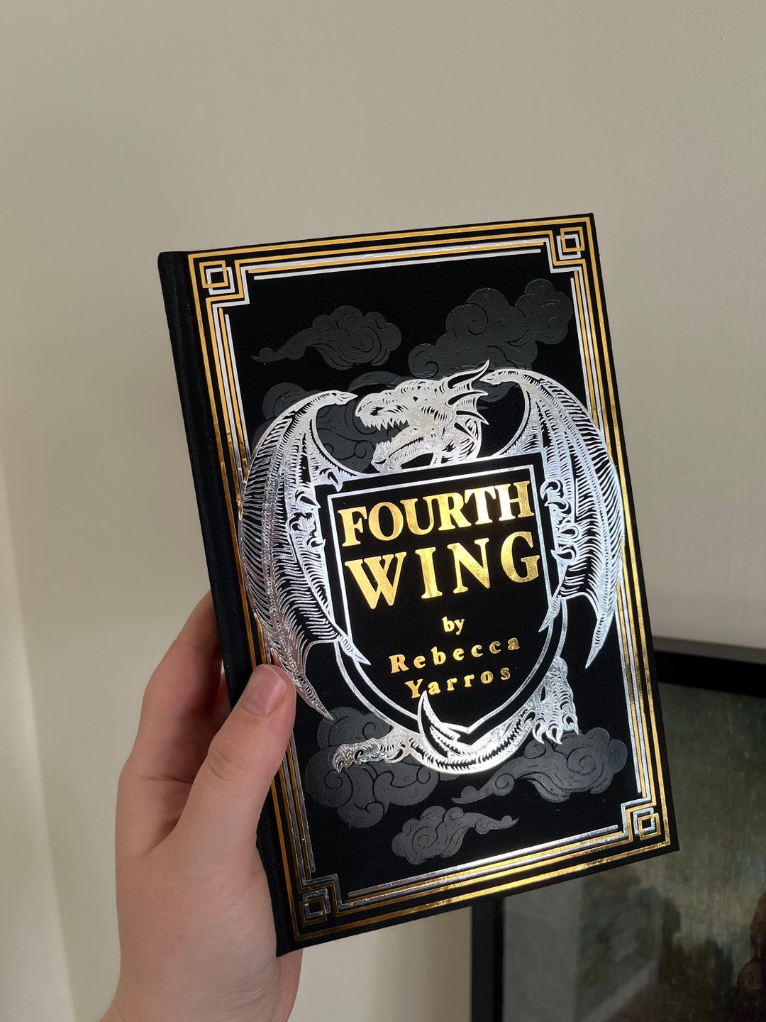 Fourth Wing Rebind, Cloth Bound Book - Etsy