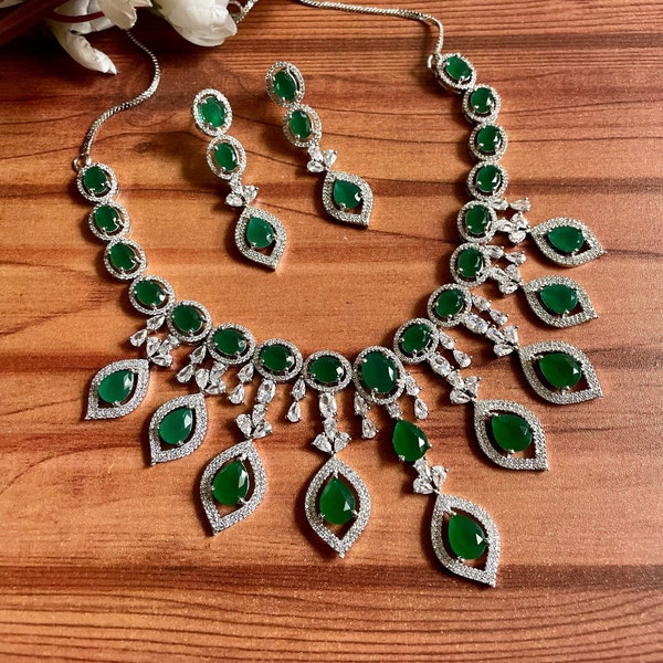 Fake Diamond Necklace - Etsy