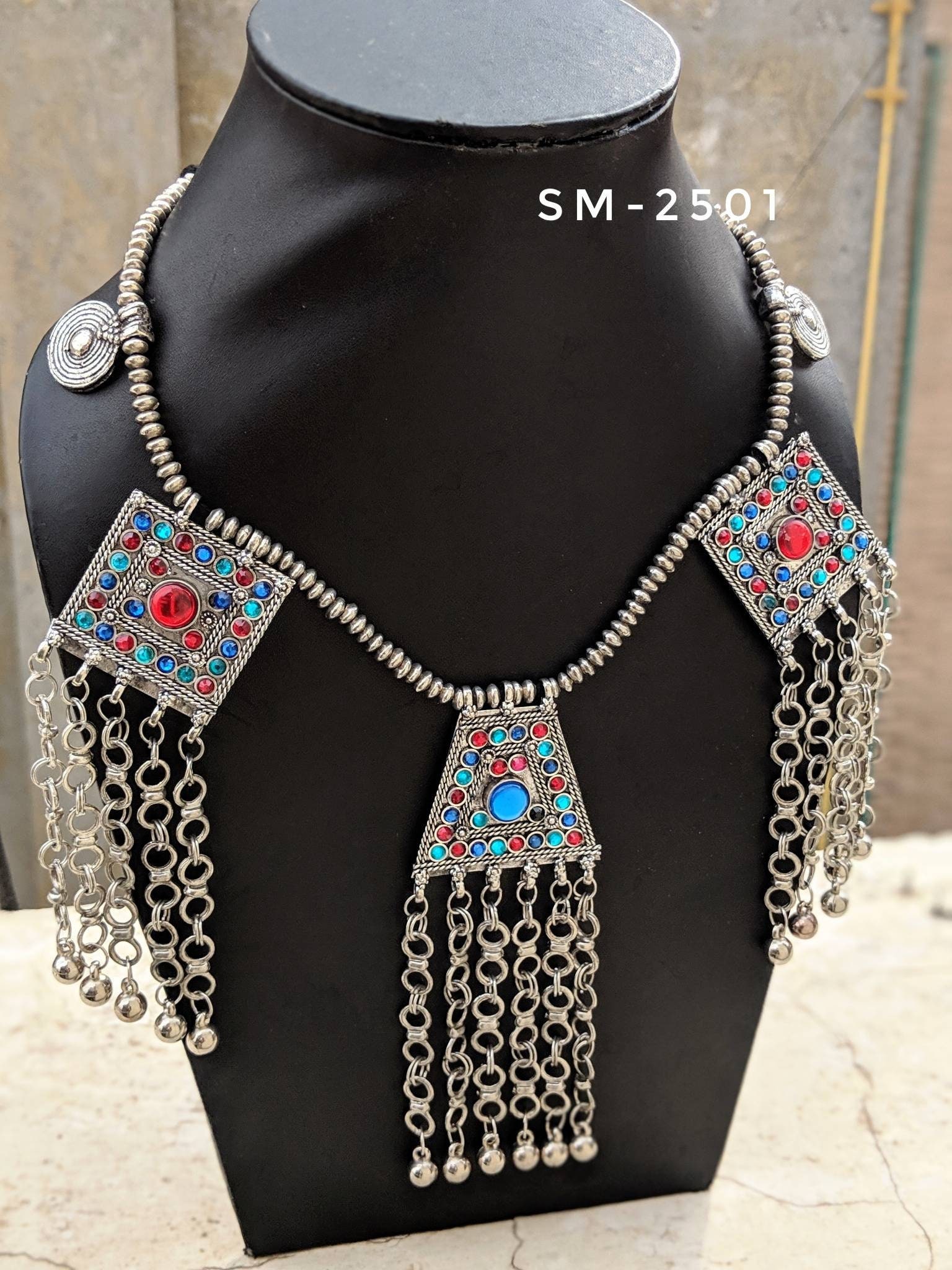 Afghani Jewellery Tribal Jewellery Afghani Necklace | Etsy