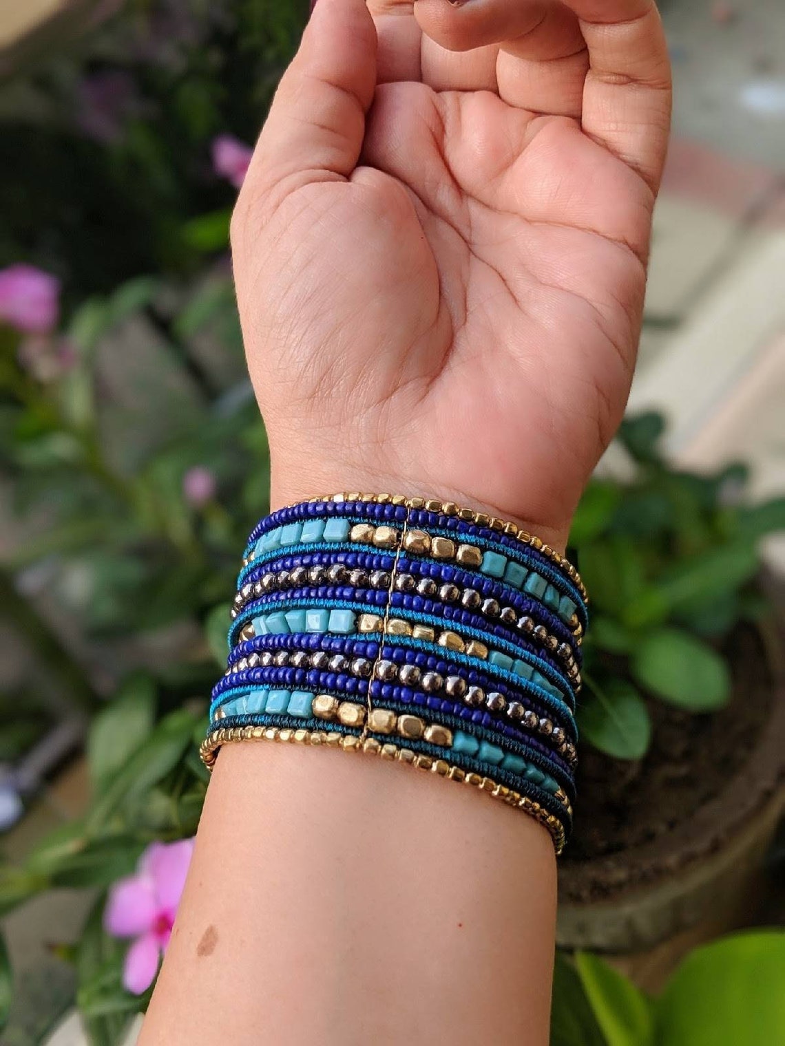 Indian Jewelery Handcuff Bracelet Openable Adjustable - Etsy