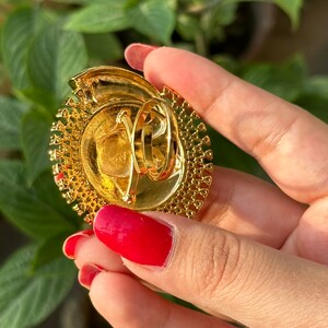 Lord Krishna Handpainted Ring, Hindu Deity, God Figure Ring,temple ...