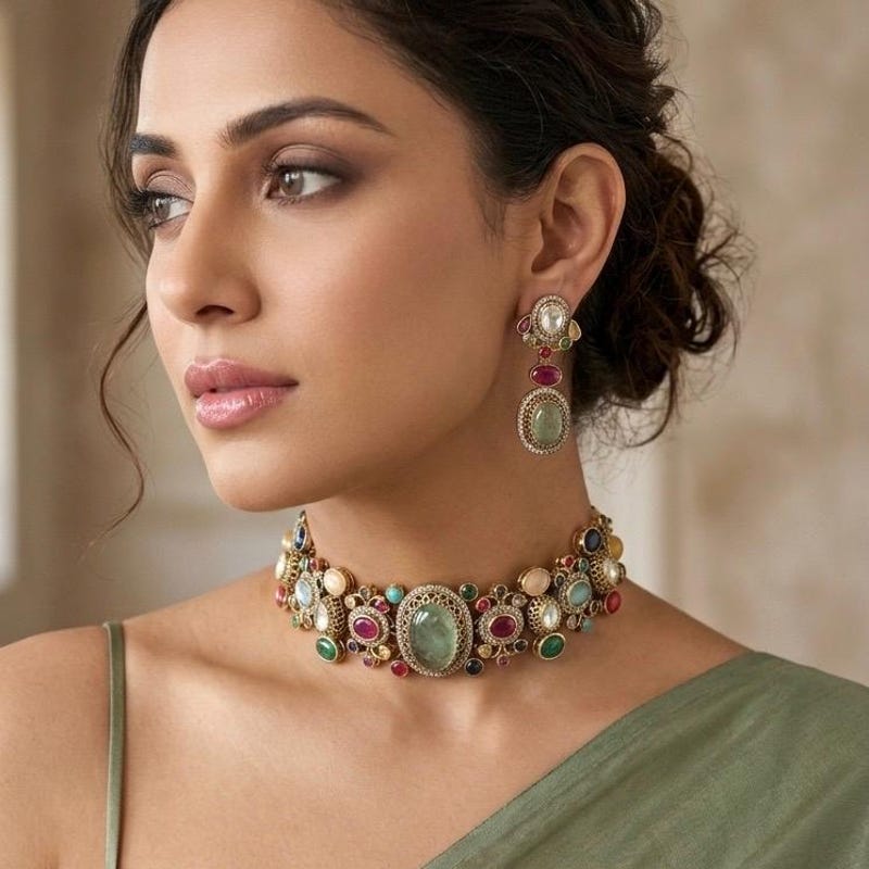 Sabya Choker Sets - Etsy