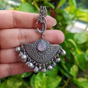 Trishul Earrings,silver Look Alike, Handmade, Indian Jewelery,ethnic ...