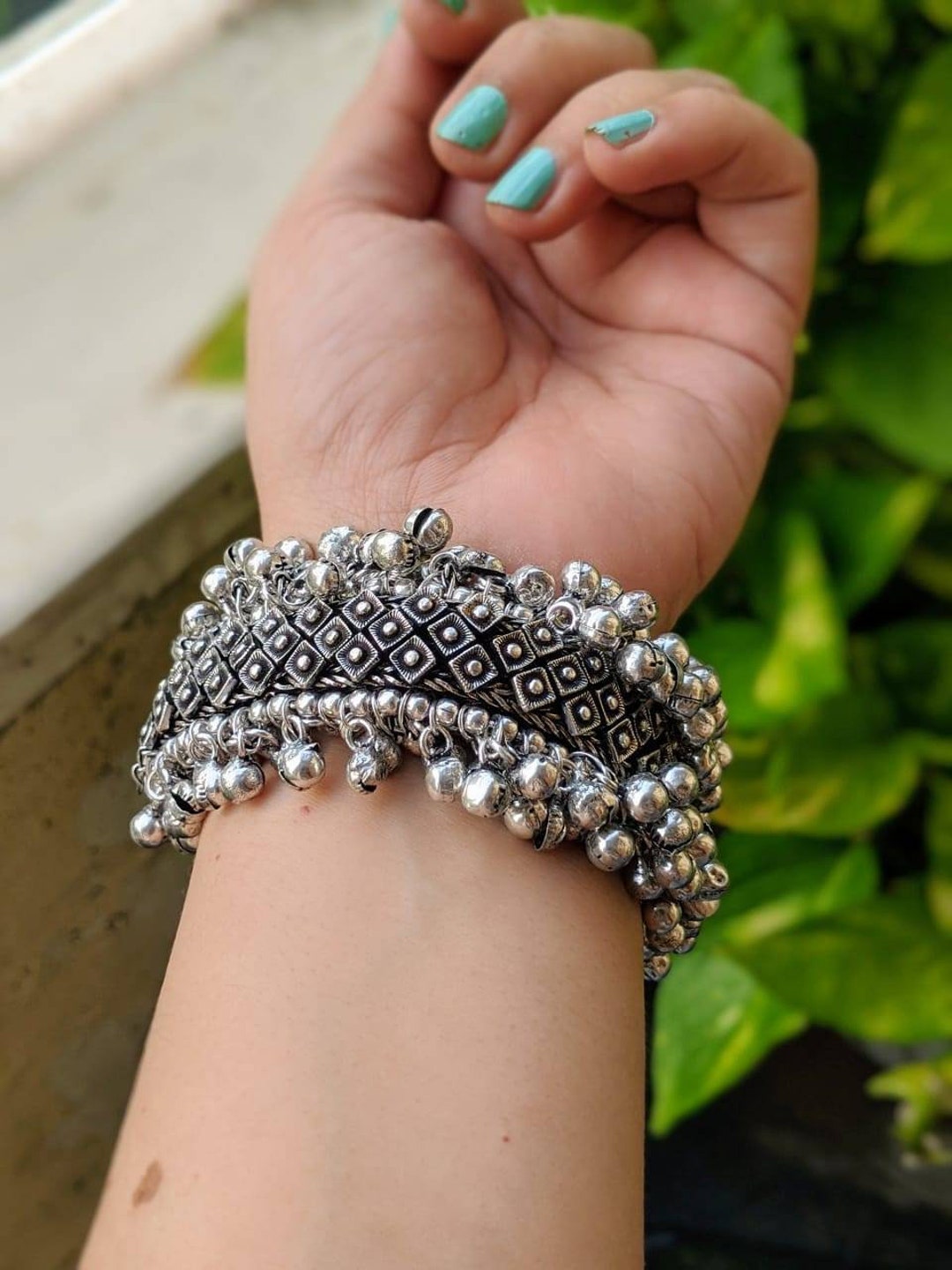 Kolhapuri Bracelet, Openable Adjustable, German Silver,handmade, Indian ...