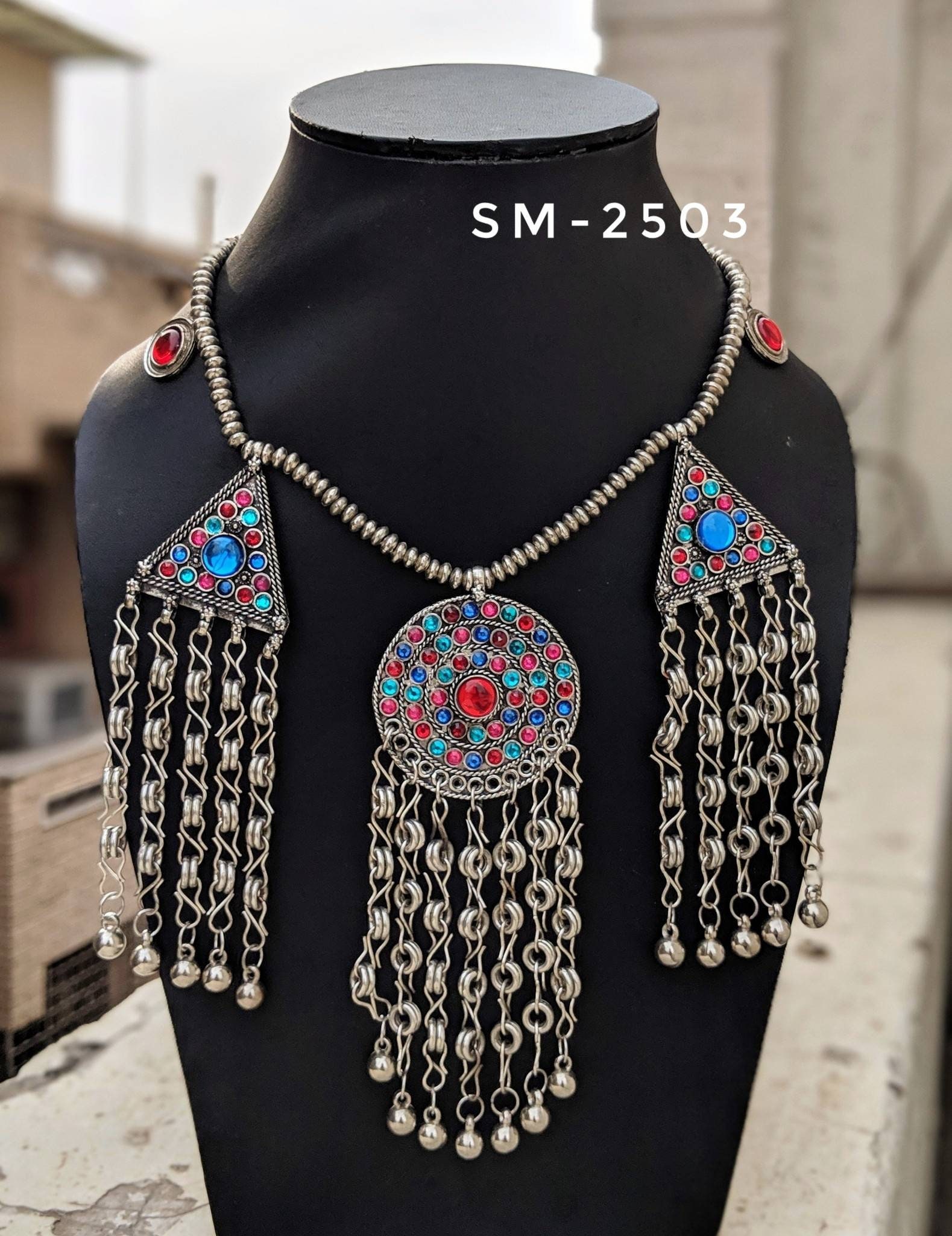 Afghani Jewellery Tribal Jewellery Afghani Necklace | Etsy