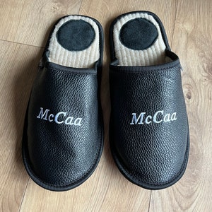 Personalized Slippers, Thanksgiving Gift, Monogrammed Slippers, Custom ...