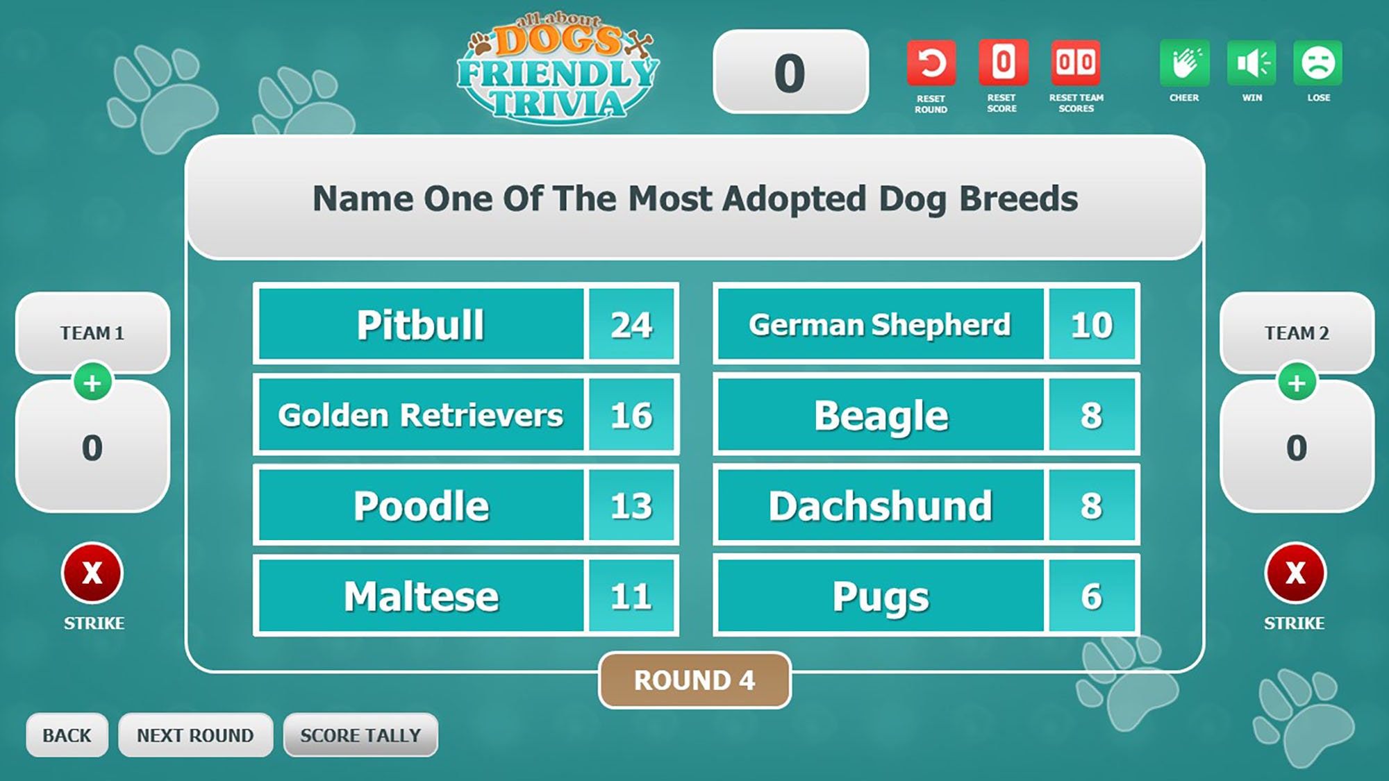 All About Dogs Friendly Trivia Game Customizable Powerpoint Template ...