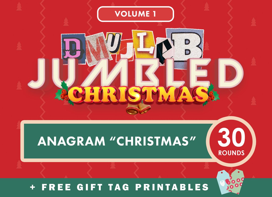 Christmas Game | Jumbled Volume 1 Anagram Christmas Guessing Powerpoint ...