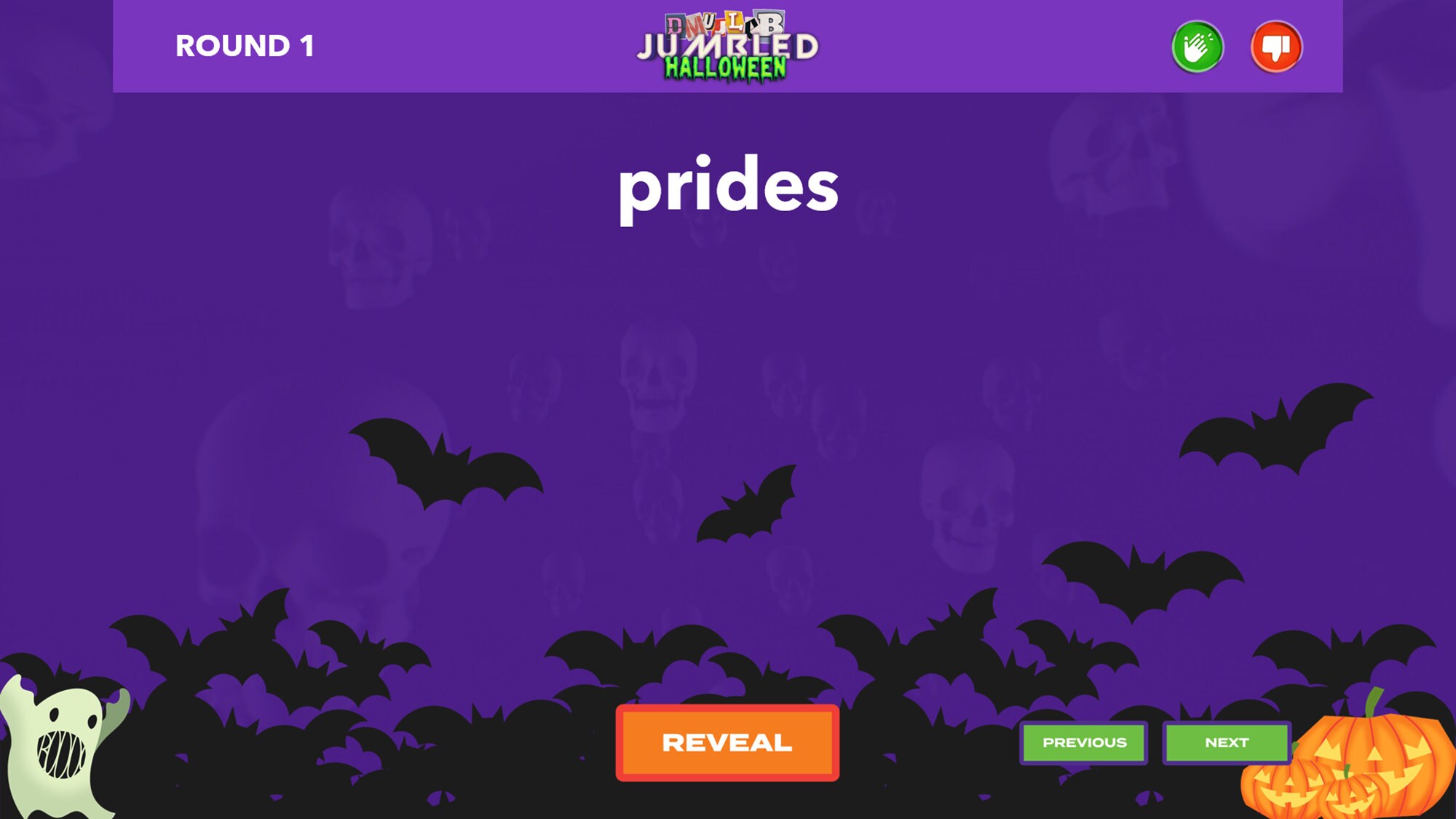 Jumbled Volume 1 Anagram Halloween Guessing Powerpoint Game - 30 Rounds ...