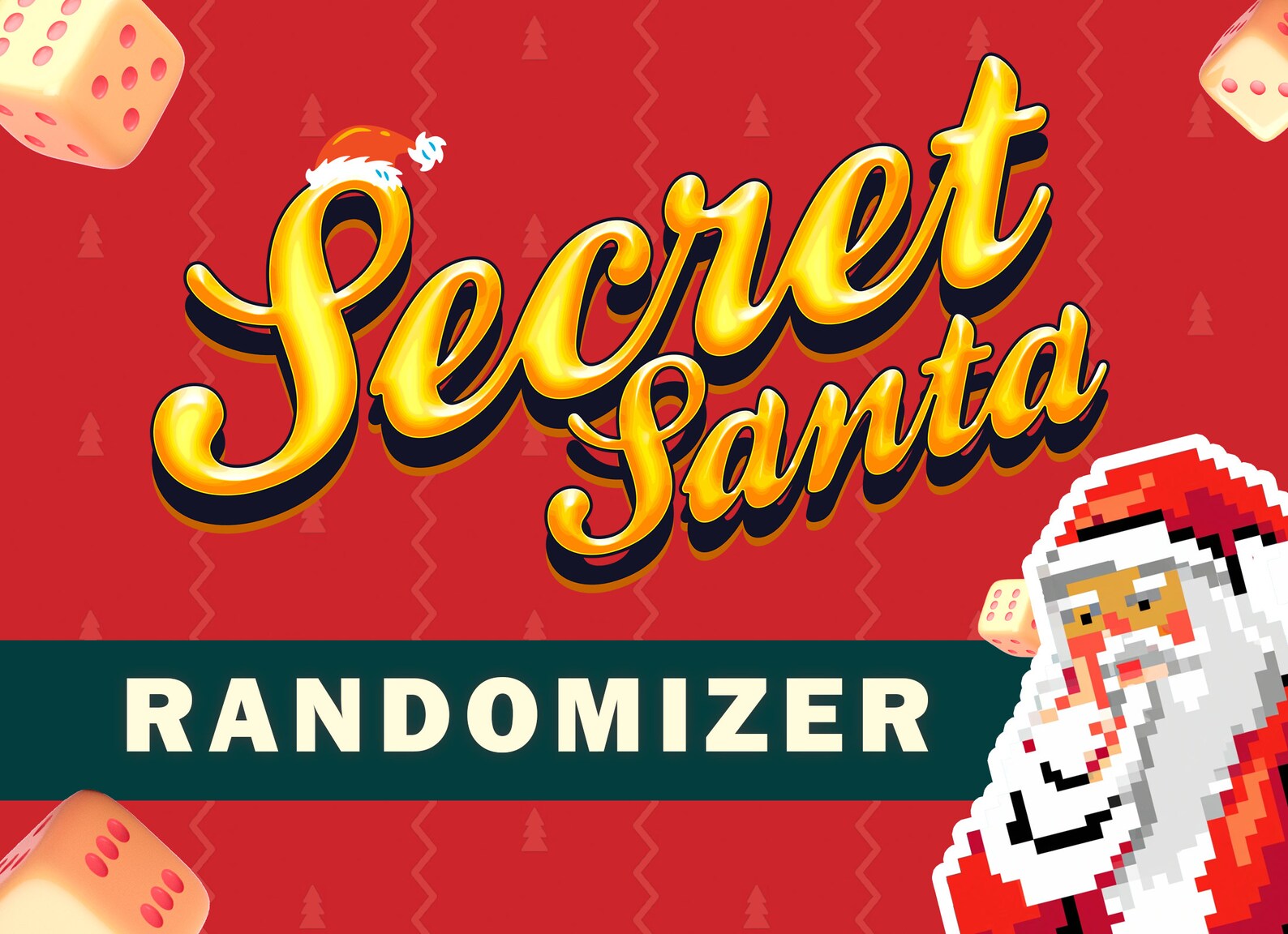 Secret Santa Randomizer | Holiday Printable | Exchange Gift Generator ...
