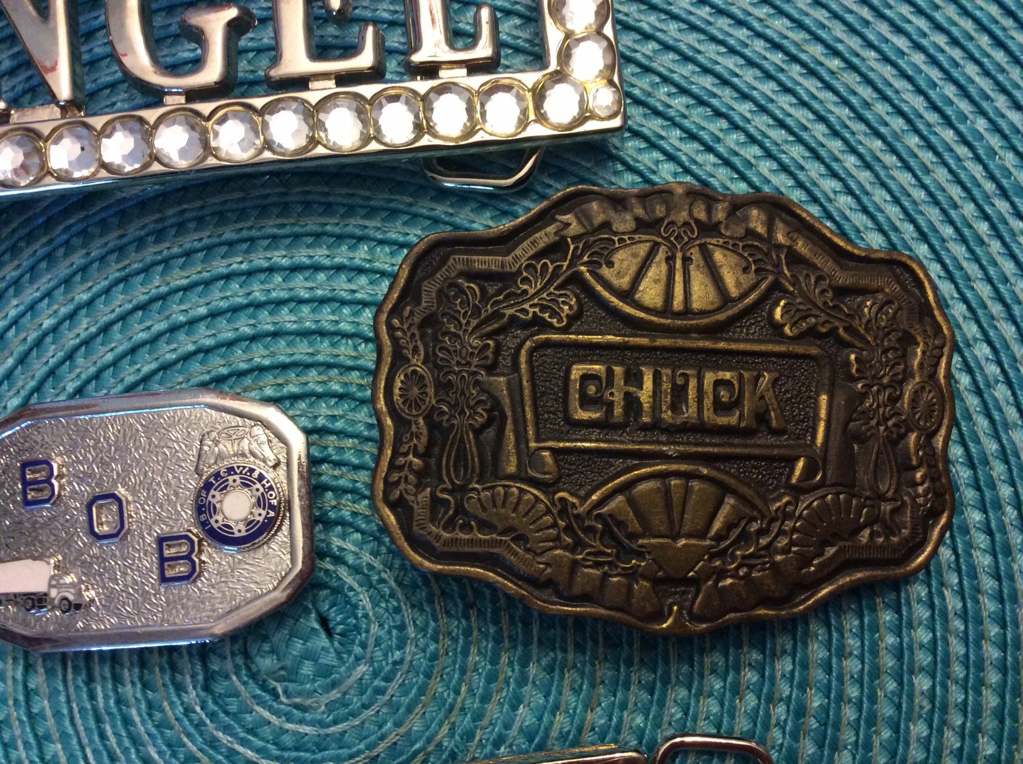 Belt Buckles Names and Letters Vintage Five - Etsy