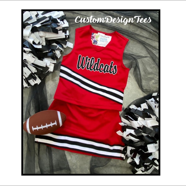 Red Cheerleading Costume - Etsy