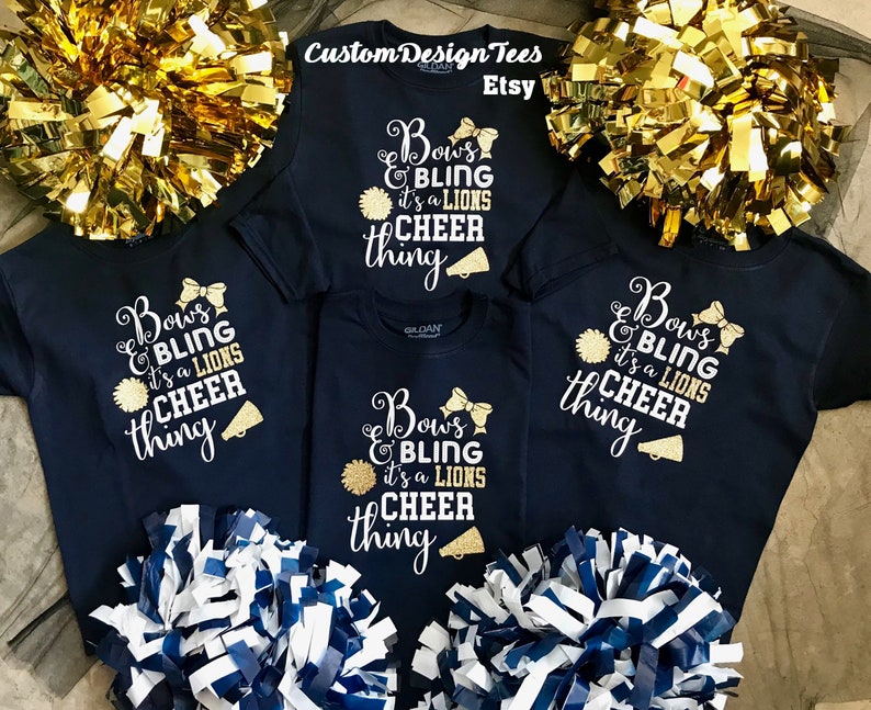 Bows and Bling It's A Cheer Thing Shirt Cheerleaders | Etsy