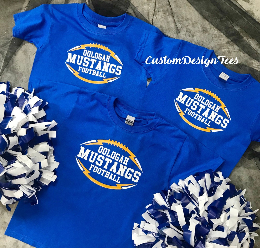 School Spirit Football Shirt Football Shirt Custom Design - Etsy
