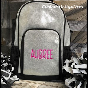 Girls Backpack, Cheer Bag, Glitter Gym Bag, Custom Design Tees ...
