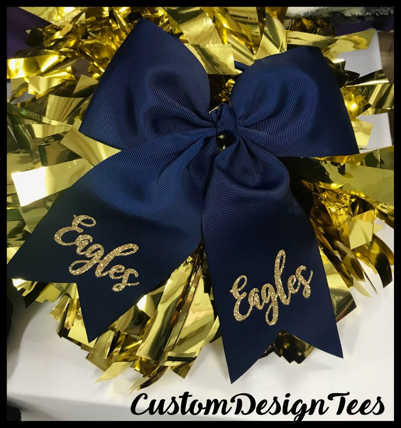 Cheerleader Bows, Girls Cheer Bows, School Spirit Hair Bows, Custom ...