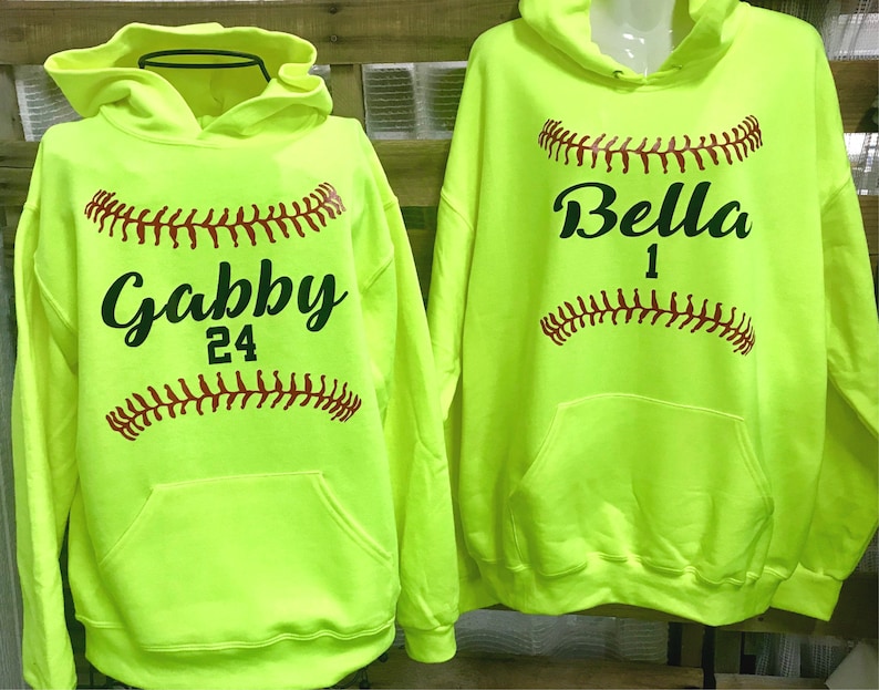 Softball Hoodie, Softball Team Sweatshirts, Baseball Hoodie, Custom ...