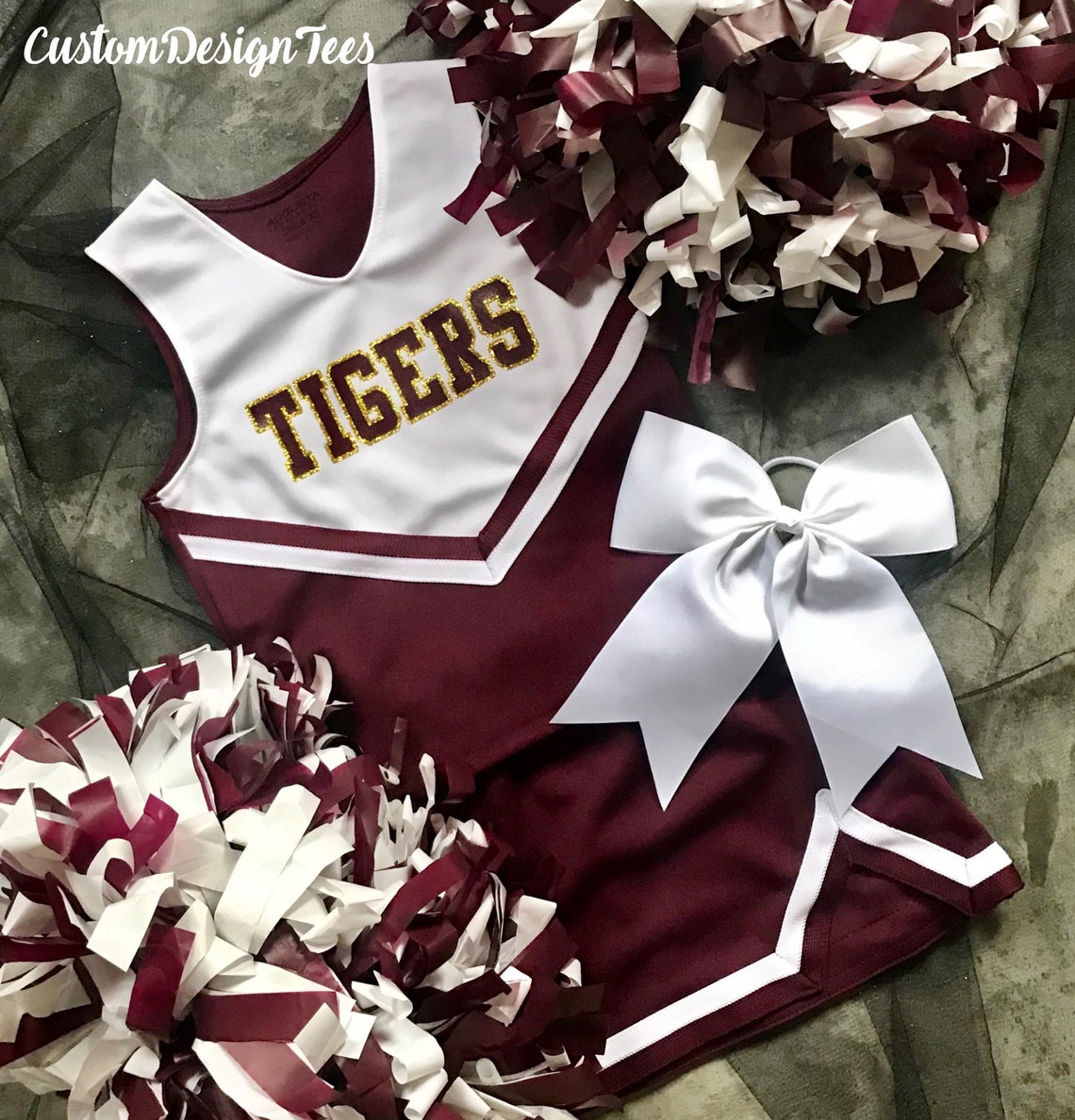 Girls Cheer Uniforms Pee Wee Cheer Uniforms Toddler Cheer - Etsy