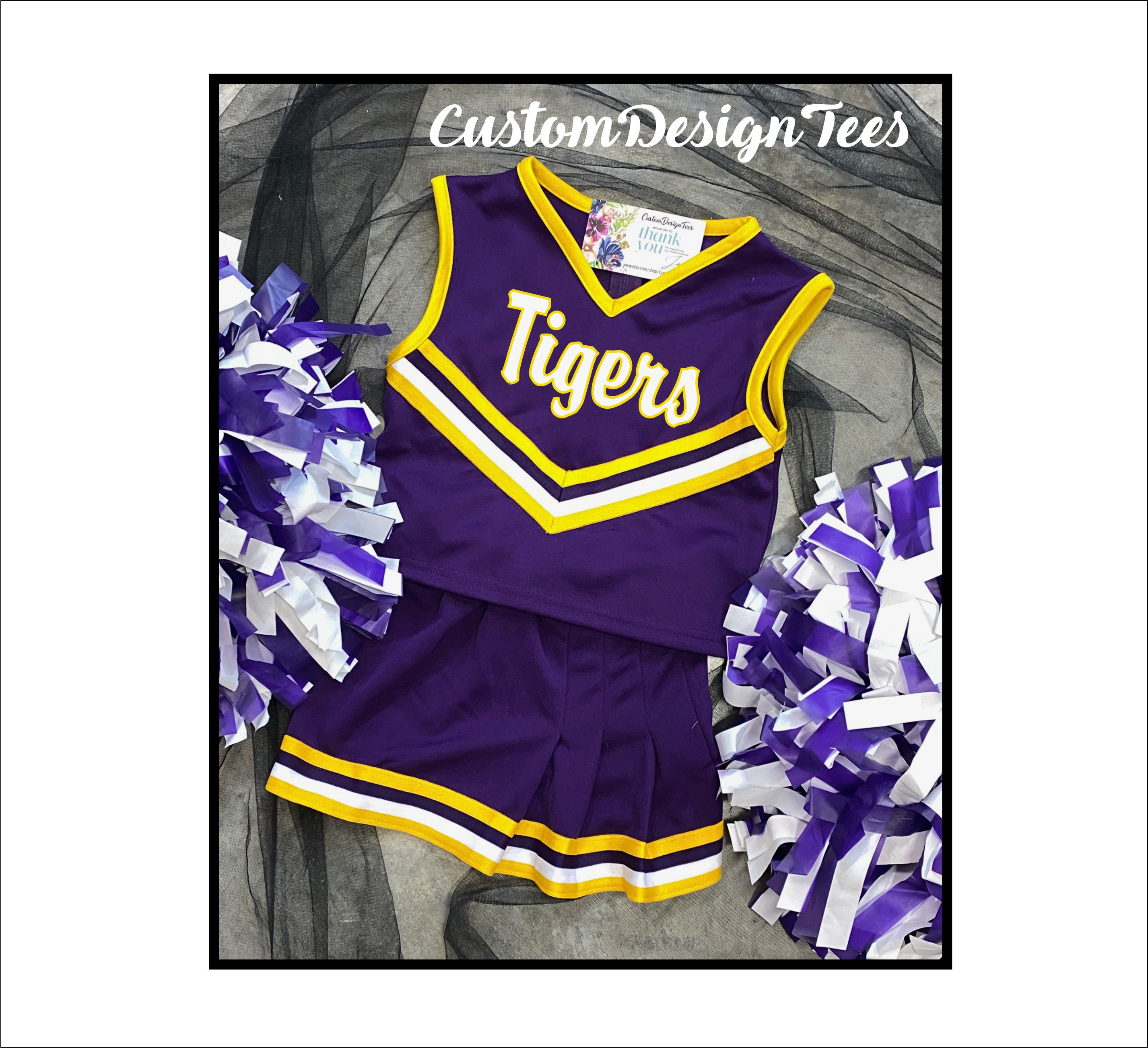 Toddler Cheerleader Purple Suit