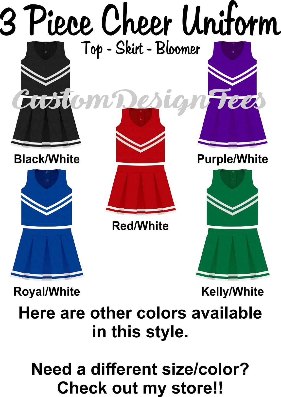 Purple White Toddler Cheerleader Uniform, Custom Cheer Uniform, Baby ...