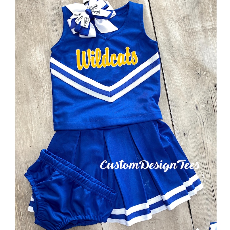 Blue Cheerleader Costume - Etsy