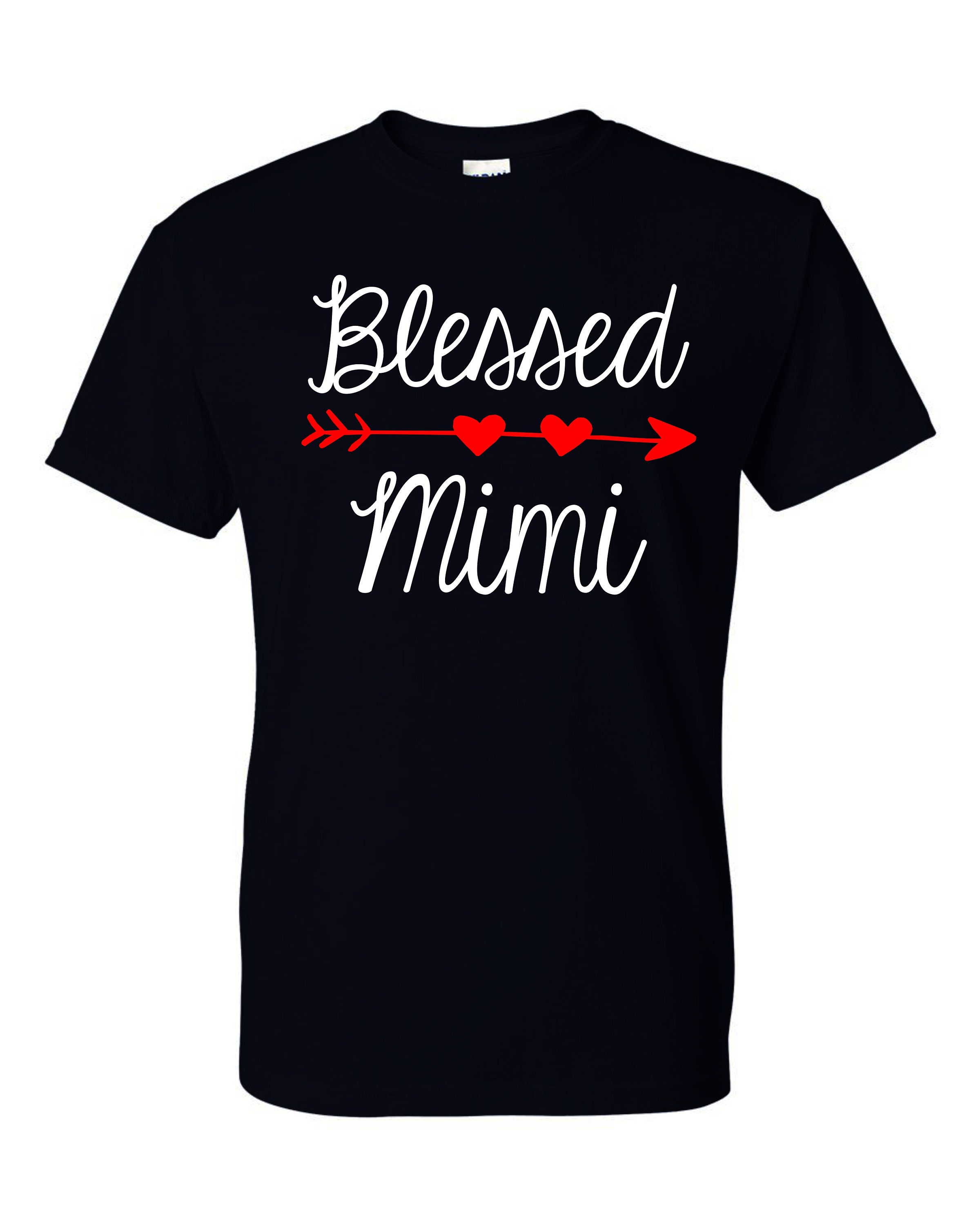 Blessed Mimi Shirt, Blessed Mom Mama Shirt, Custom Design Tees, Gift ...
