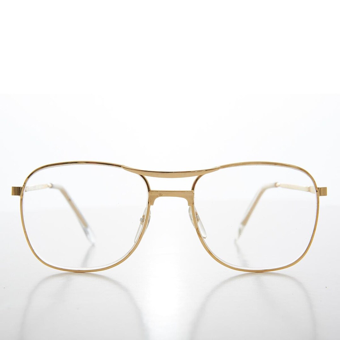 Gold Unisex Aviator Reading Glasses - Morelli - Etsy