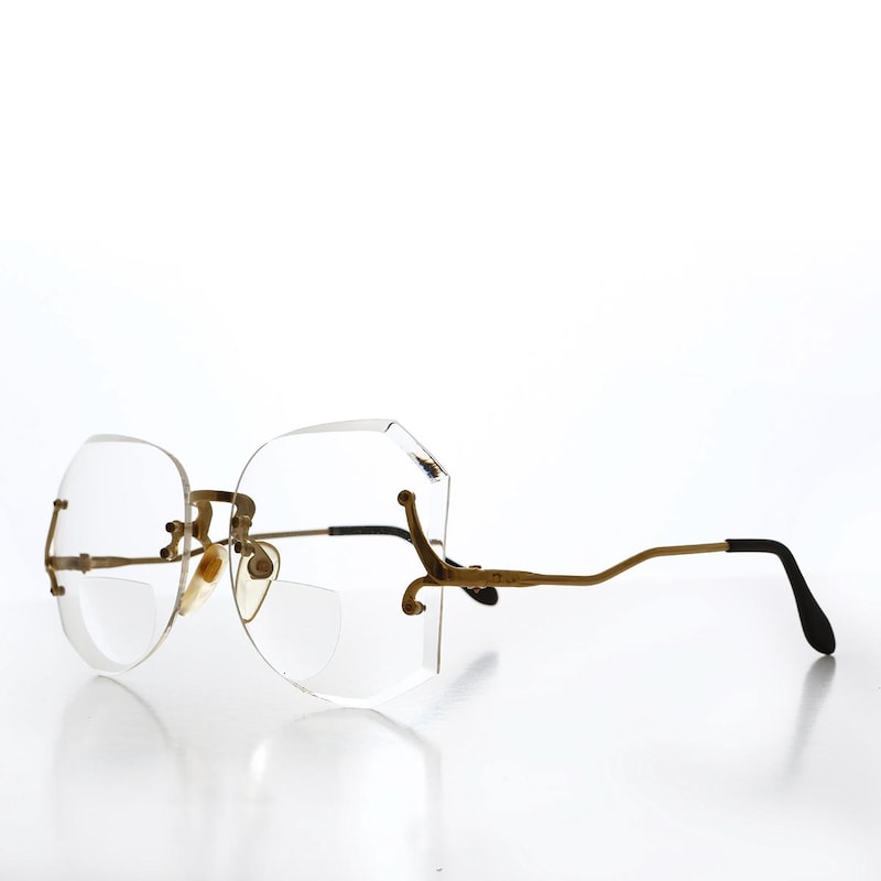 1980s Rimless Eyeglasses - Etsy
