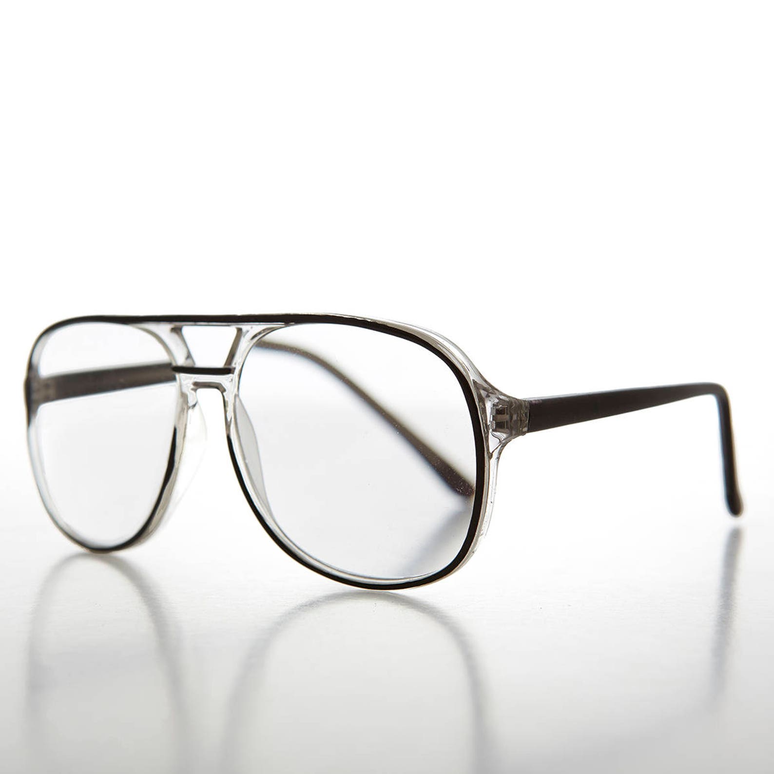 Classic Square Aviator Retro Reading Glasses / Black / 1.50 / - Etsy