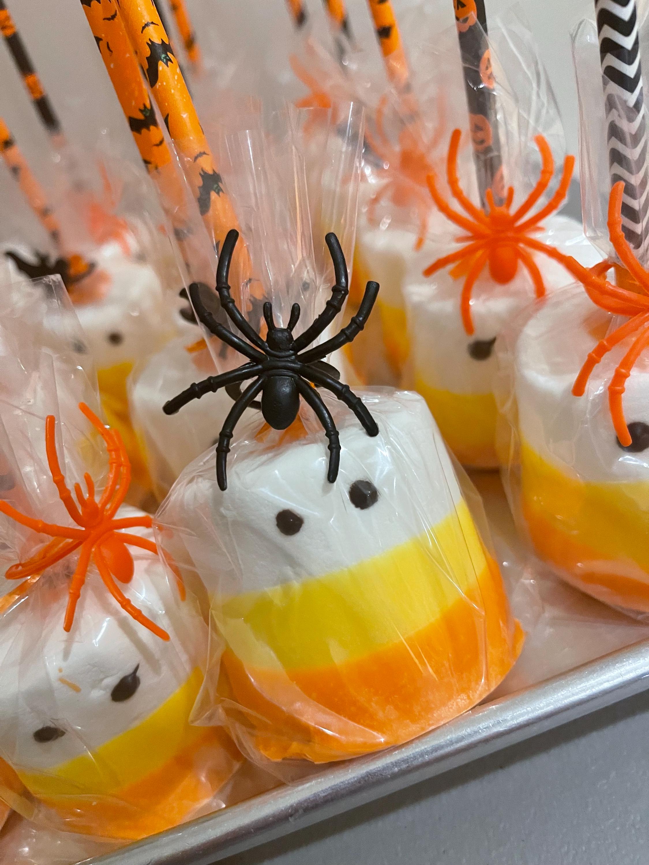 Halloween Candy Corn Marshmallows, Halloween Marshmallow Treats ...
