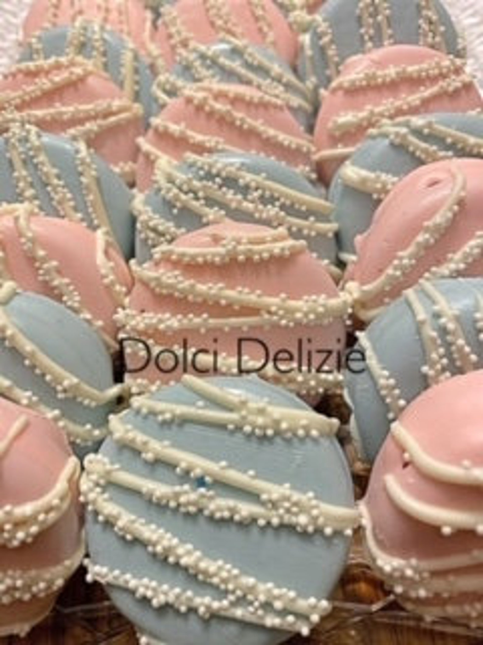 Pink Blue Oreos Treats Pink Blue Cookies Chocolate Covered - Etsy