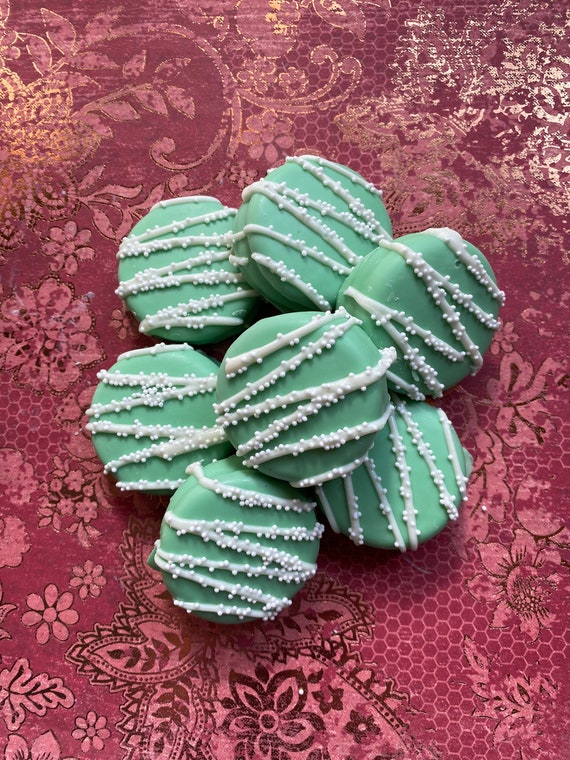 Mint Green Oreos Mint Green Cookies Mint Green Party Favors - Etsy