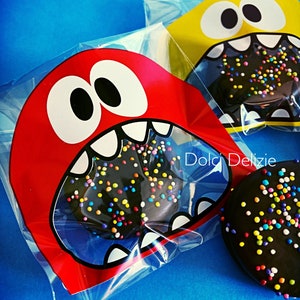 Halloween Oreos, Scary Oreos, Little Monster Oreos, Monster Birthday ...