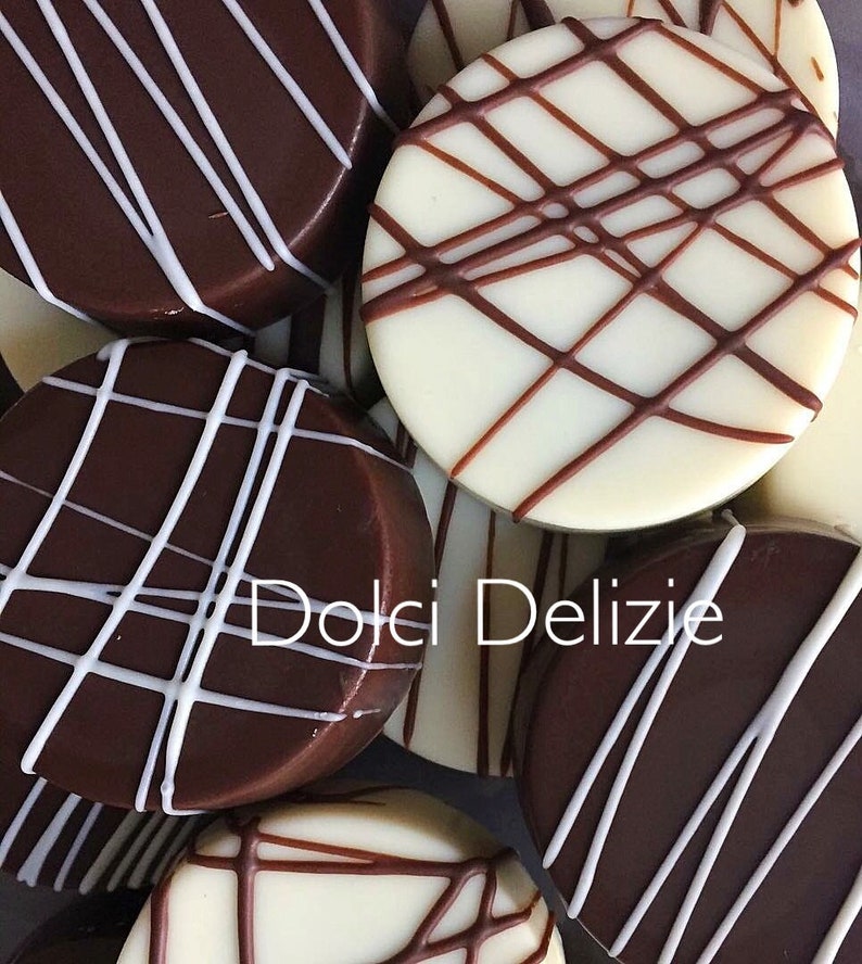 Chocolate Covered Dipped Oreo Cookies Editable Wedding | Etsy