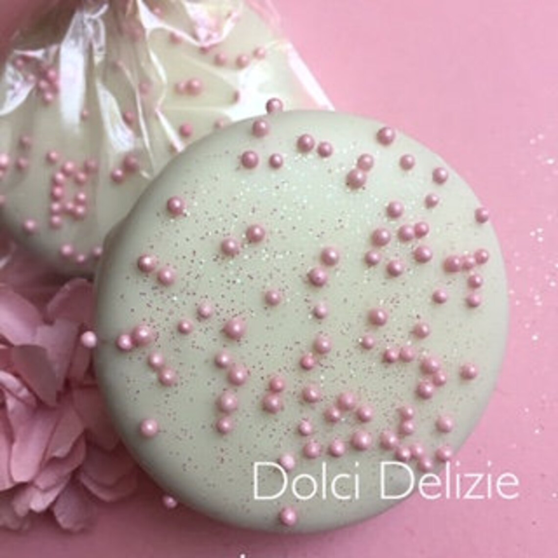 Pink White Oreos Pink White Chocolate Covered Dipped Oreos - Etsy