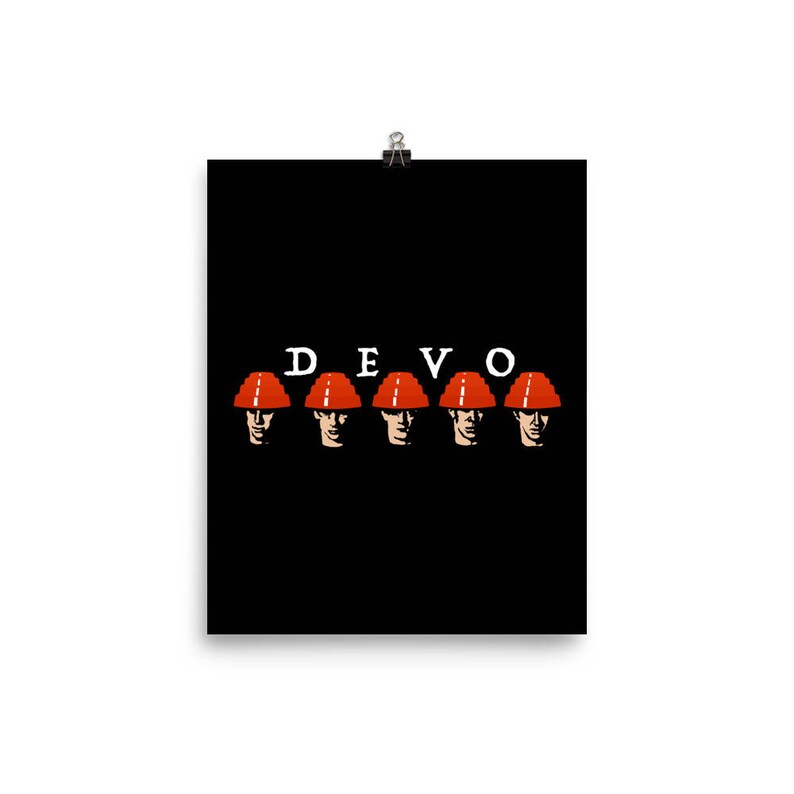 Devo Poster - Etsy