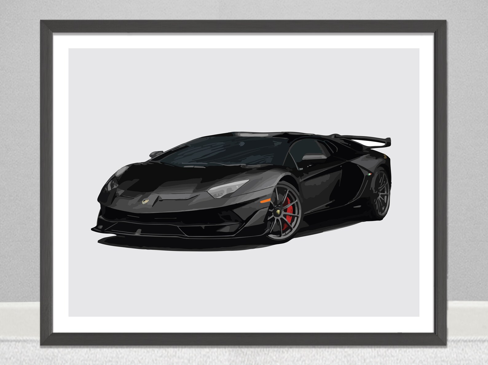 Lamborghini Aventador SVJ, Car Poster, Car Art Print, Hypercar - Etsy