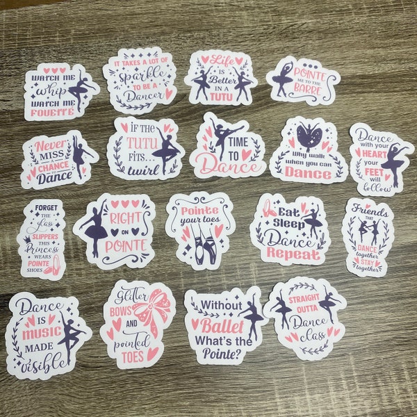 Ballet Stickers - Etsy