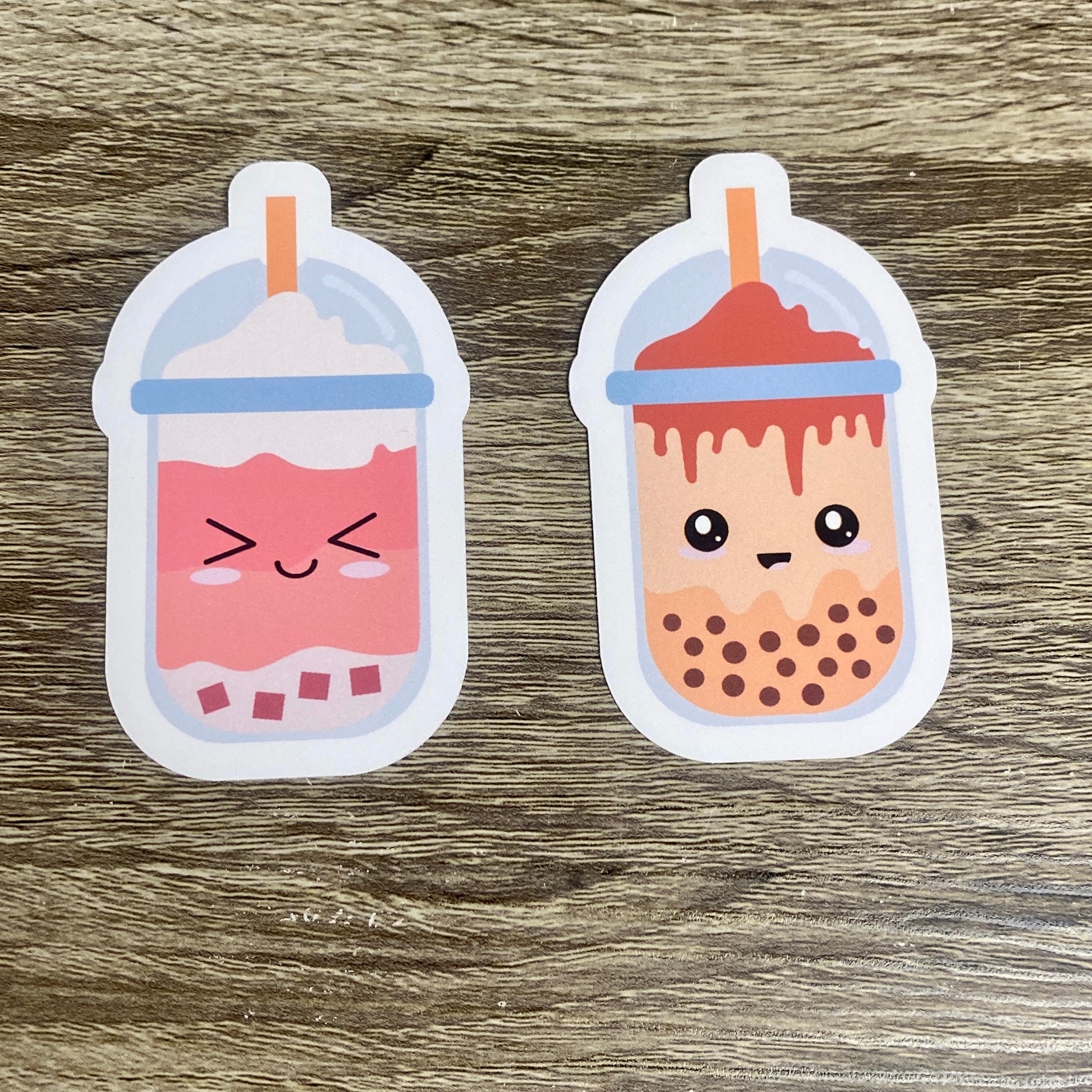 Kawaii Bubble Tea Bubble Tea Sticker Food Stickers laptop | Etsy
