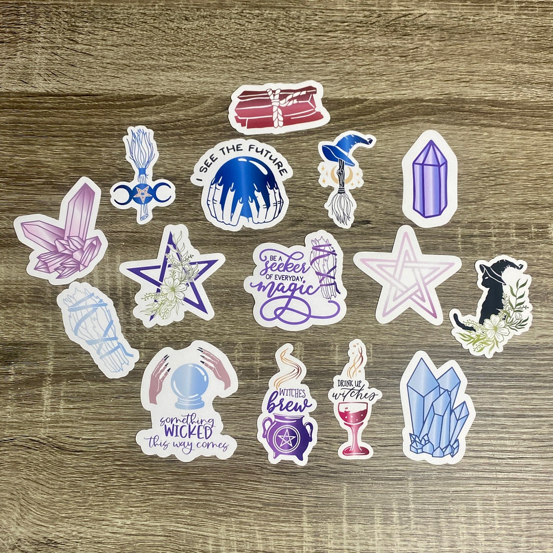 Wicca Stickers, Gift for Wiccan, Wiccan Journal Sticker, Die Cut ...