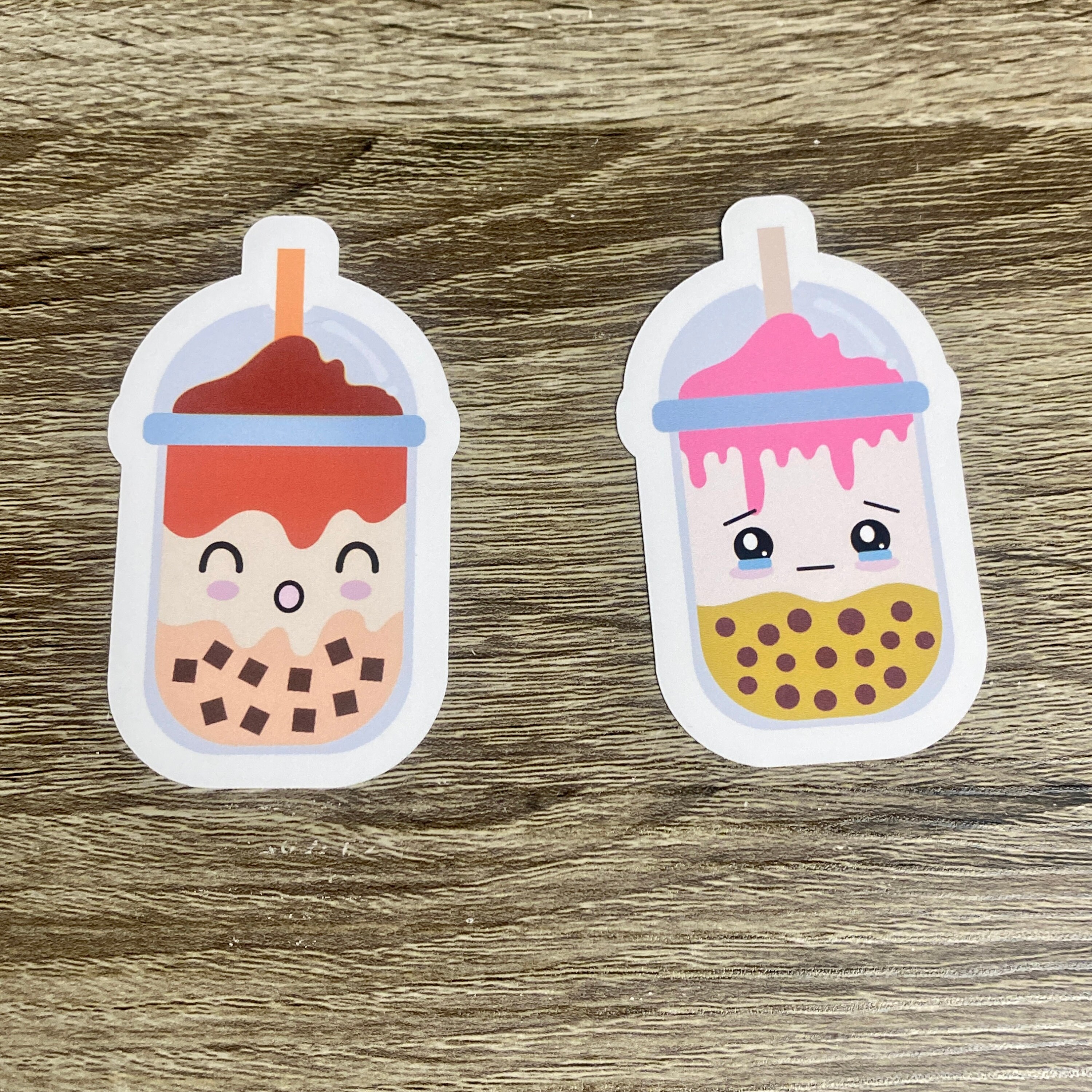 Kawaii Bubble Tea Bubble Tea Sticker Food Stickers laptop | Etsy