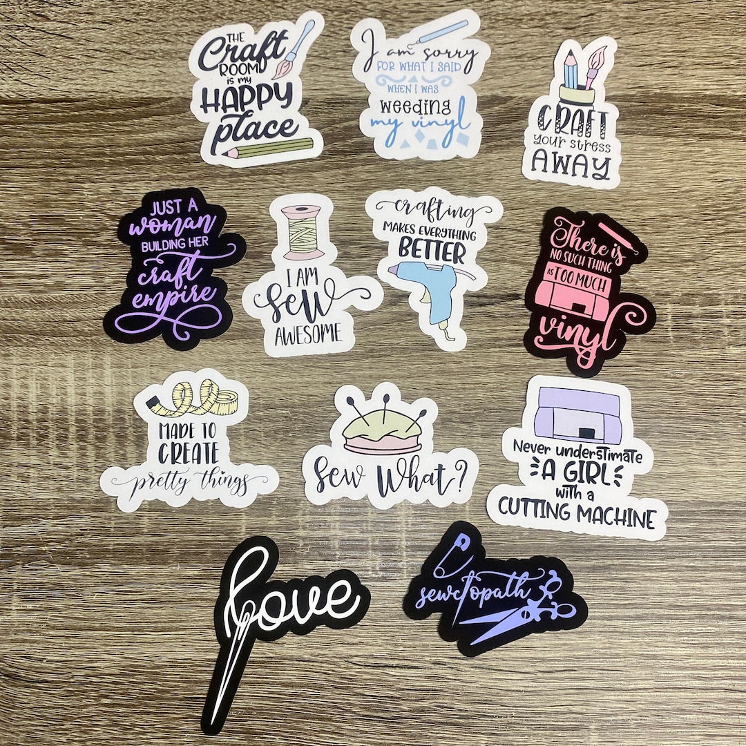 Crafter Stickers, Stickers for Crafters, Gifts for Crafters, Craft ...