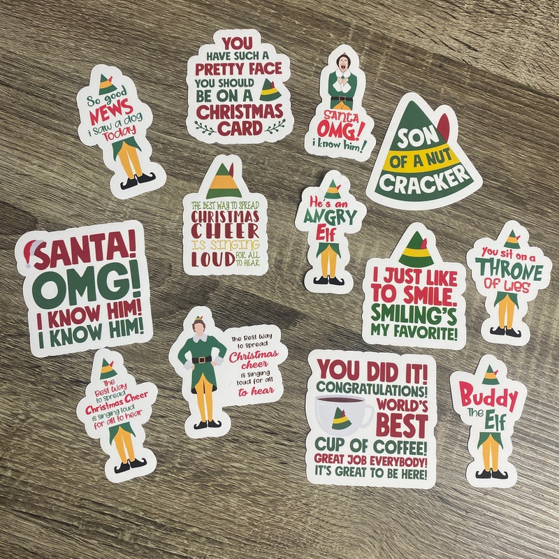 Elf Stickers - Etsy