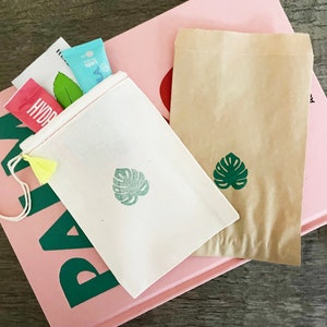 Palm Tree Paper Bag, Palm Tree Goodie Bag, Wedding Welcome Bag, Wedding ...